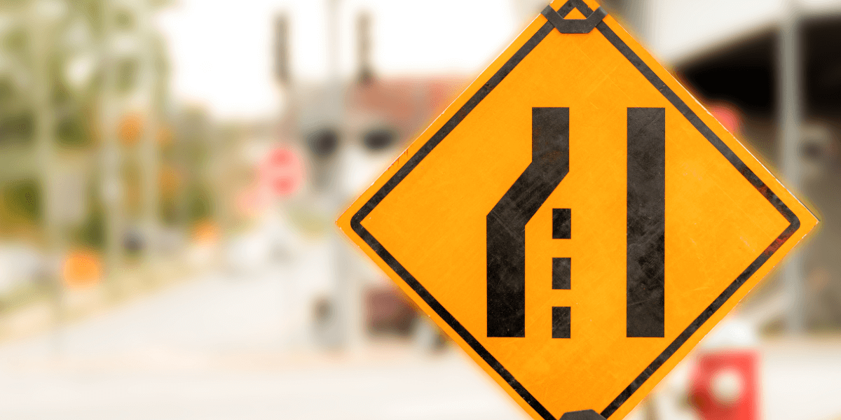 Merging Traffic Sign